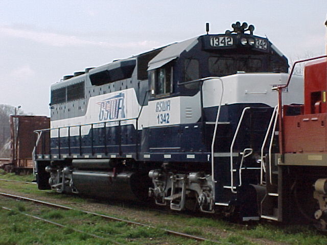 Another picture of GSWR 2127. I saw approximately 5 different GP7s/9s on Georgia Southwestern ...